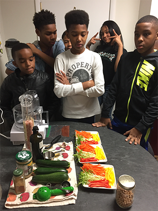 Teens Nutrition / Cooking Session - The Organic Teaching Kitchen